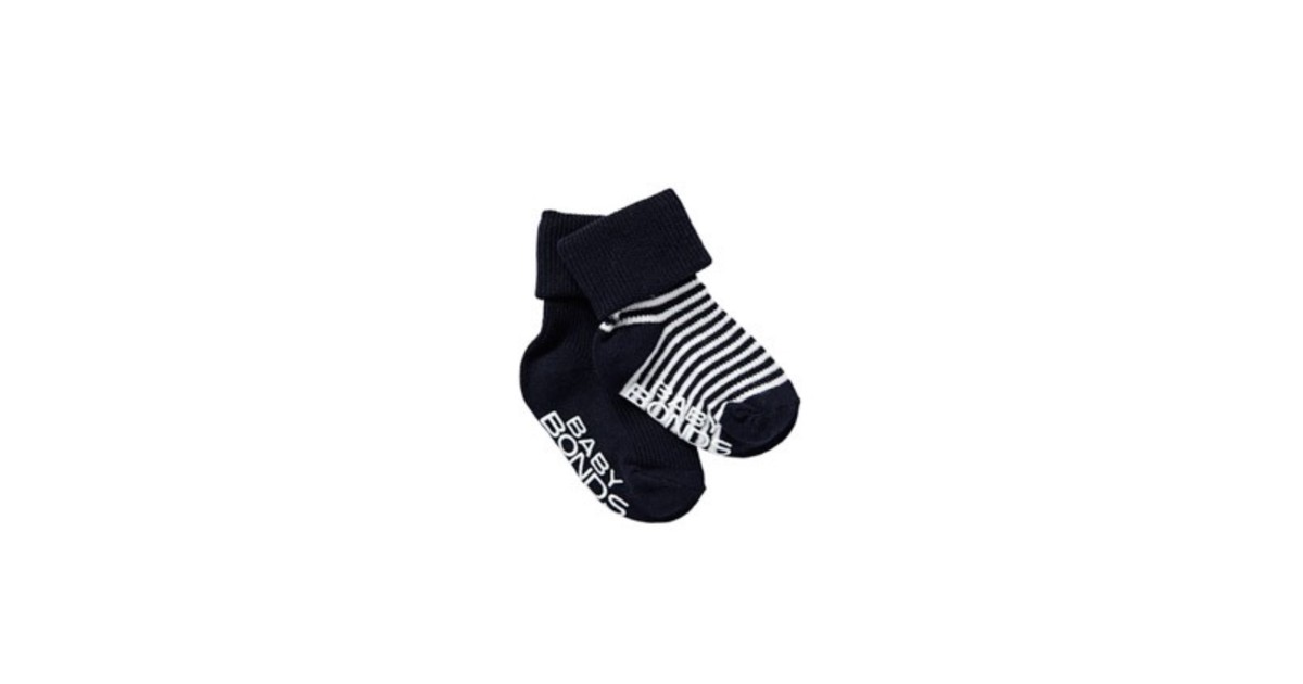 Bonds 2 Pack Cuff Classic Blue | Baby Bunting NZ