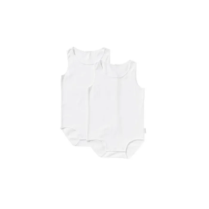 Bonds 2 Pack Wonderbodies Singlet Suit White | Baby Bunting NZ