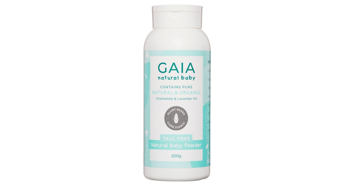 Gaia Natural Baby Powder 200G | Baby Bunting NZ