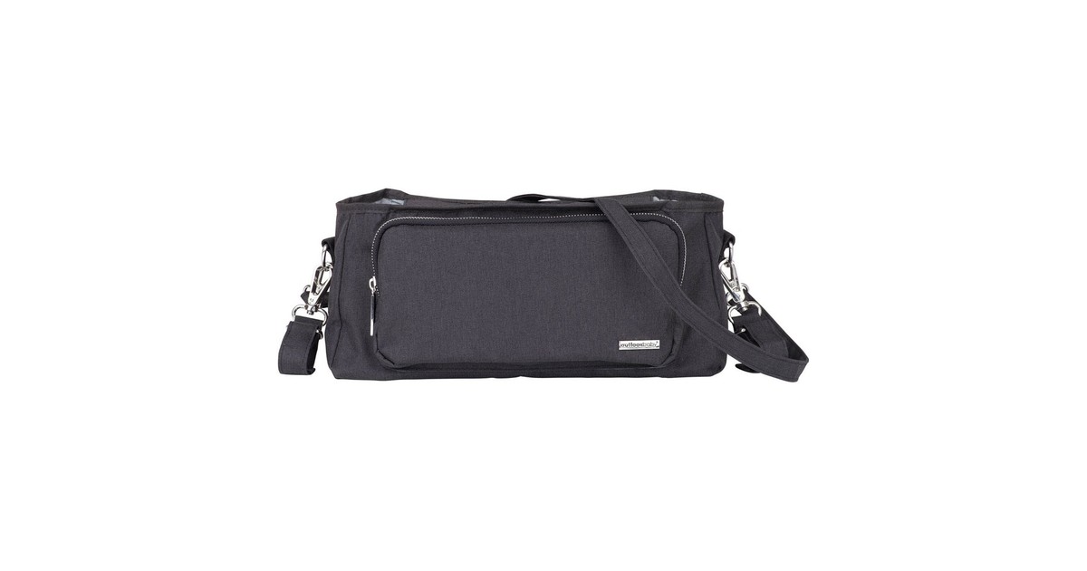Outlook Baby Pram Caddy With Shoulder Strap Black | Baby Bunting NZ