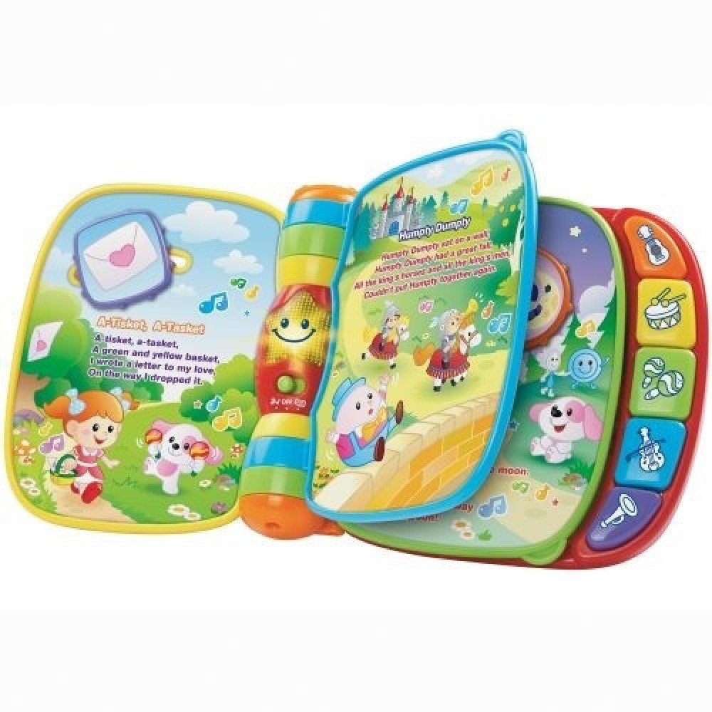 Vtech Musical Rhymes Book | Musical & Sound | Baby Bunting AU