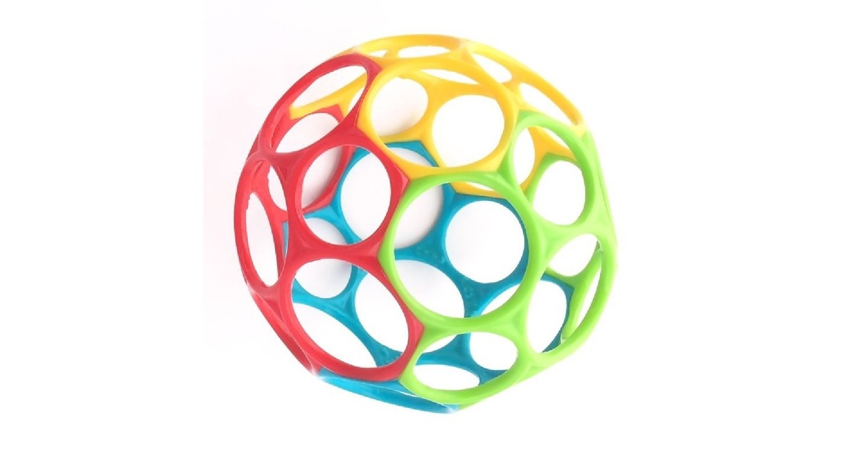 Oball 4" Classic Red Blue Green Yellow | Baby Bunting AU