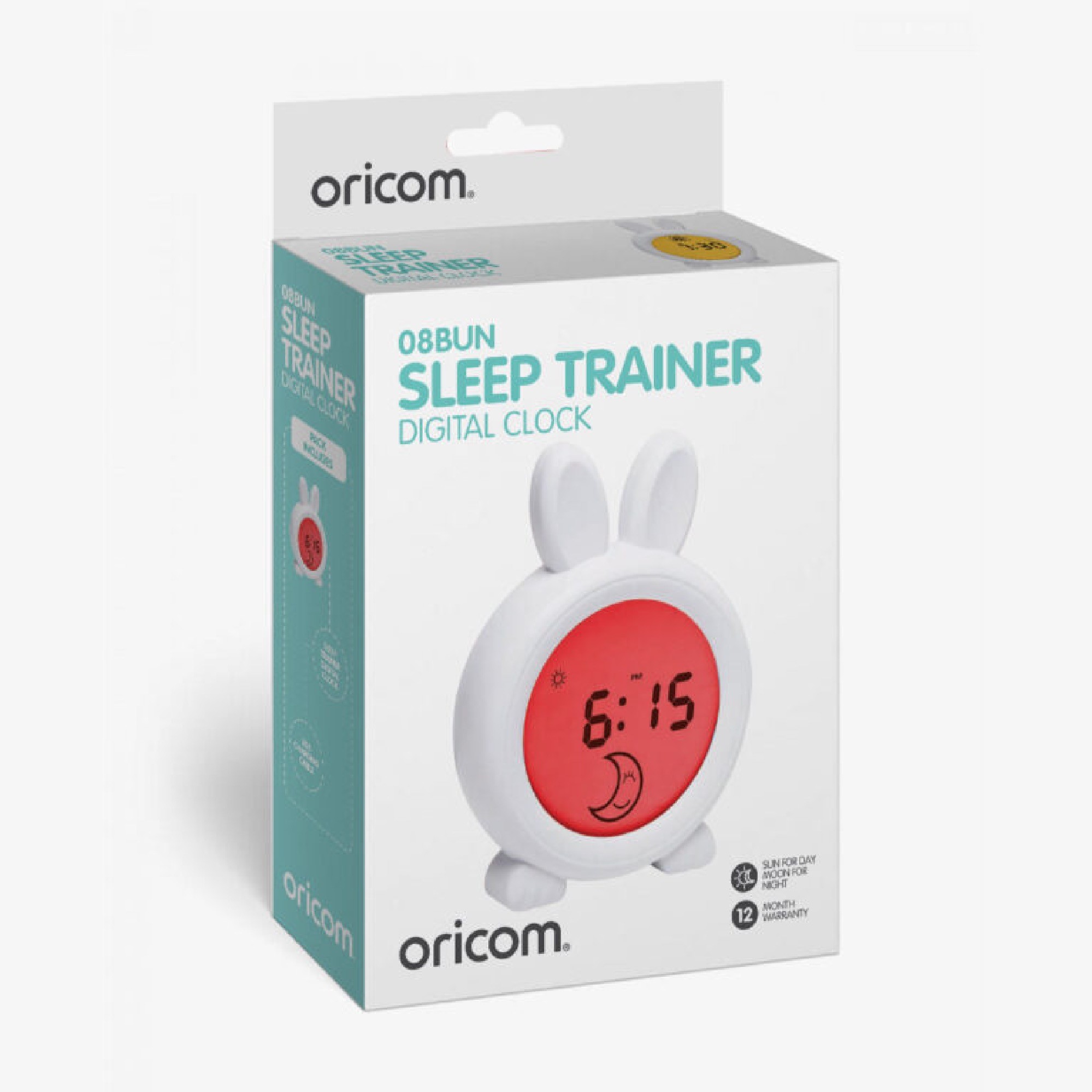 Oricom Sleep Trainer Clock 08BUN | Audio Only Baby Monitors | Baby ...