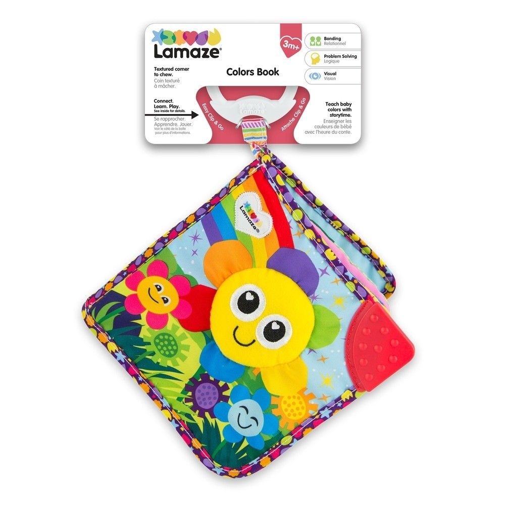Lamaze Soft Book - Colours | Interactive Toys | Baby Bunting AU