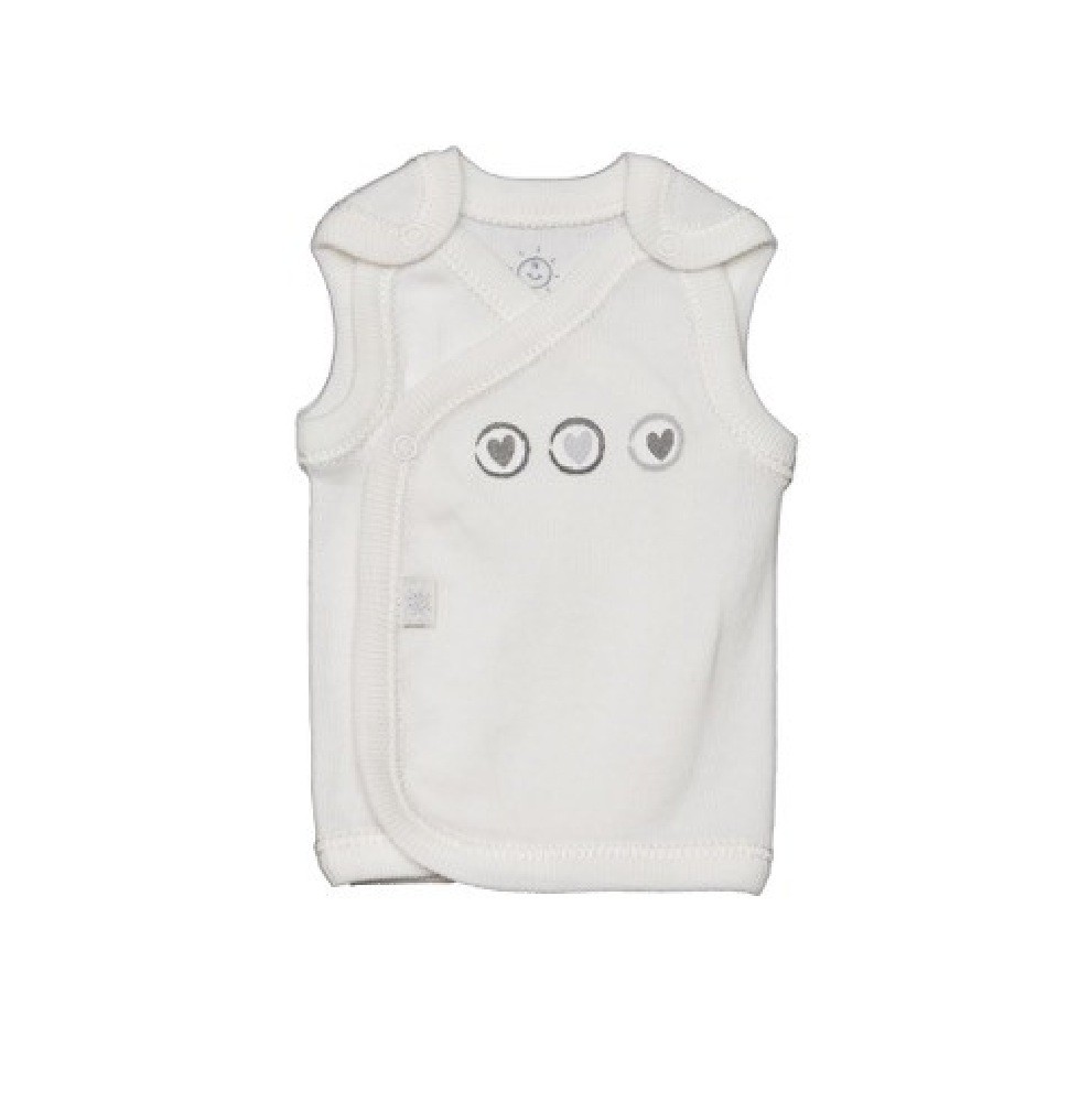Earlybirds Nicu Singlet Ivory | Baby Singlets | Baby Bunting NZ