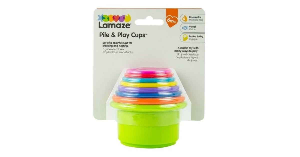 Lamaze Pile and Play Stacking Cups | Baby Bunting AU
