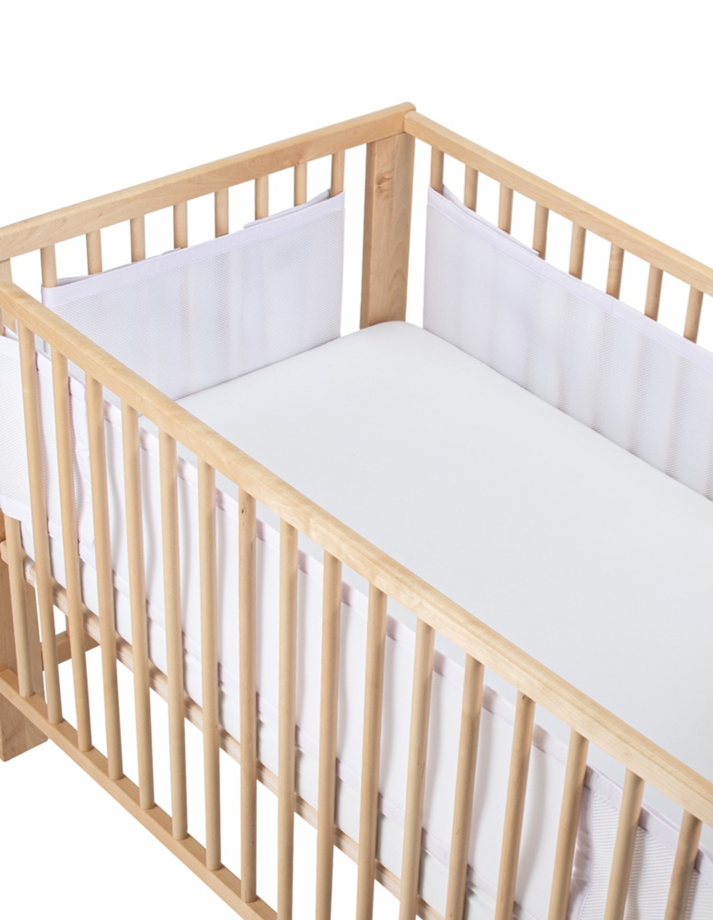 Airwrap Mesh Cot Liner 4 Sides White | Baby Bunting AU