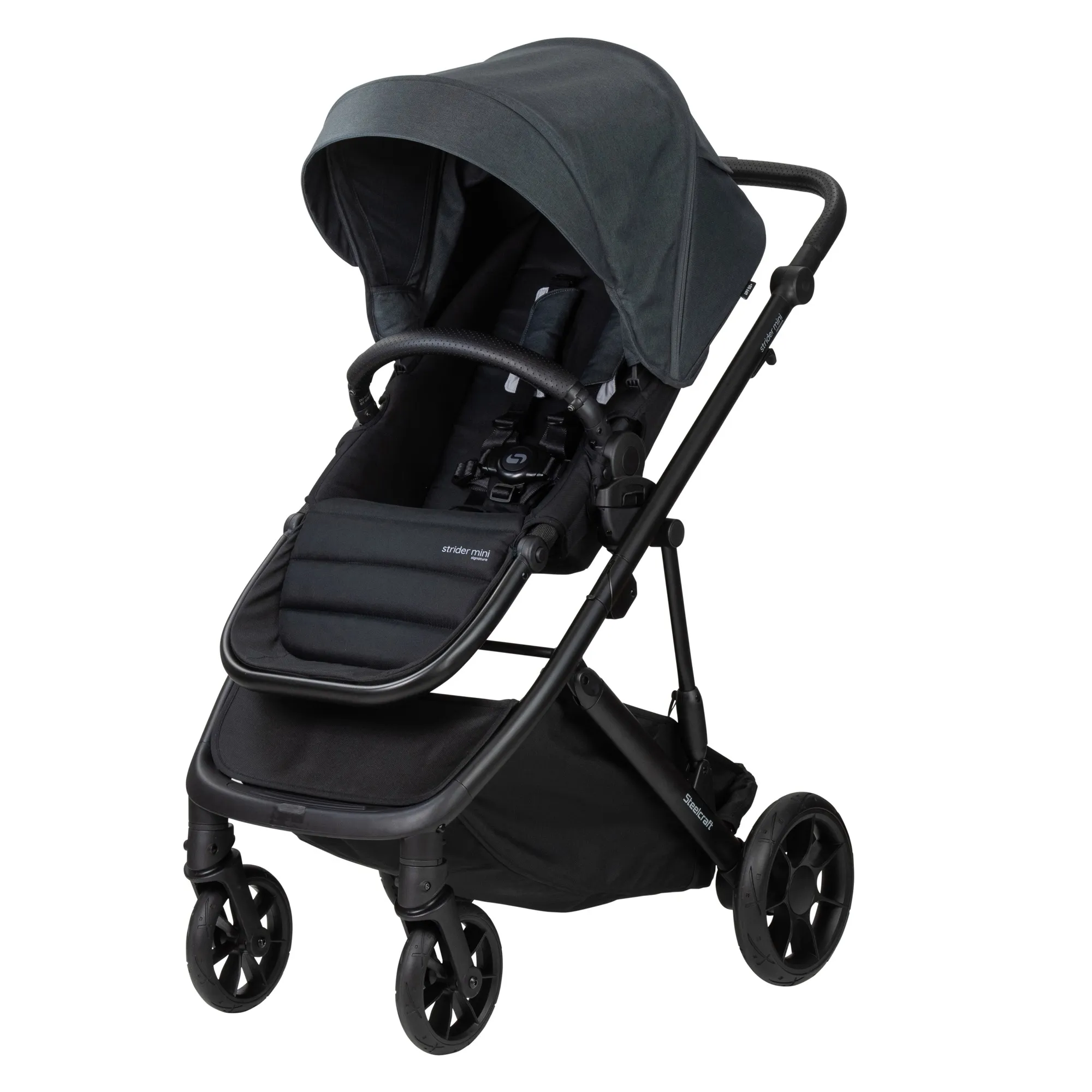 Steelcraft Strider Mini Signature Stroller Black Gum | Baby Bunting NZ