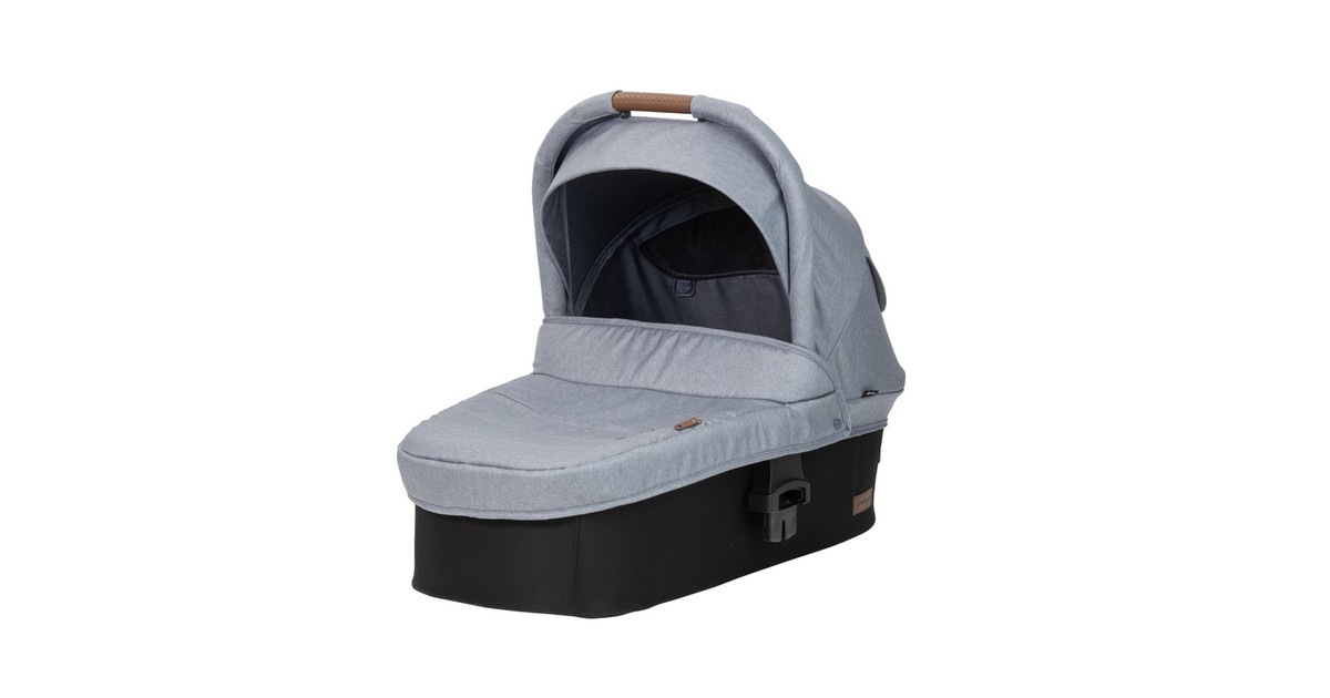 Steelcraft Click & Go Signature Bassinet Silver Wattle | Baby Bunting NZ
