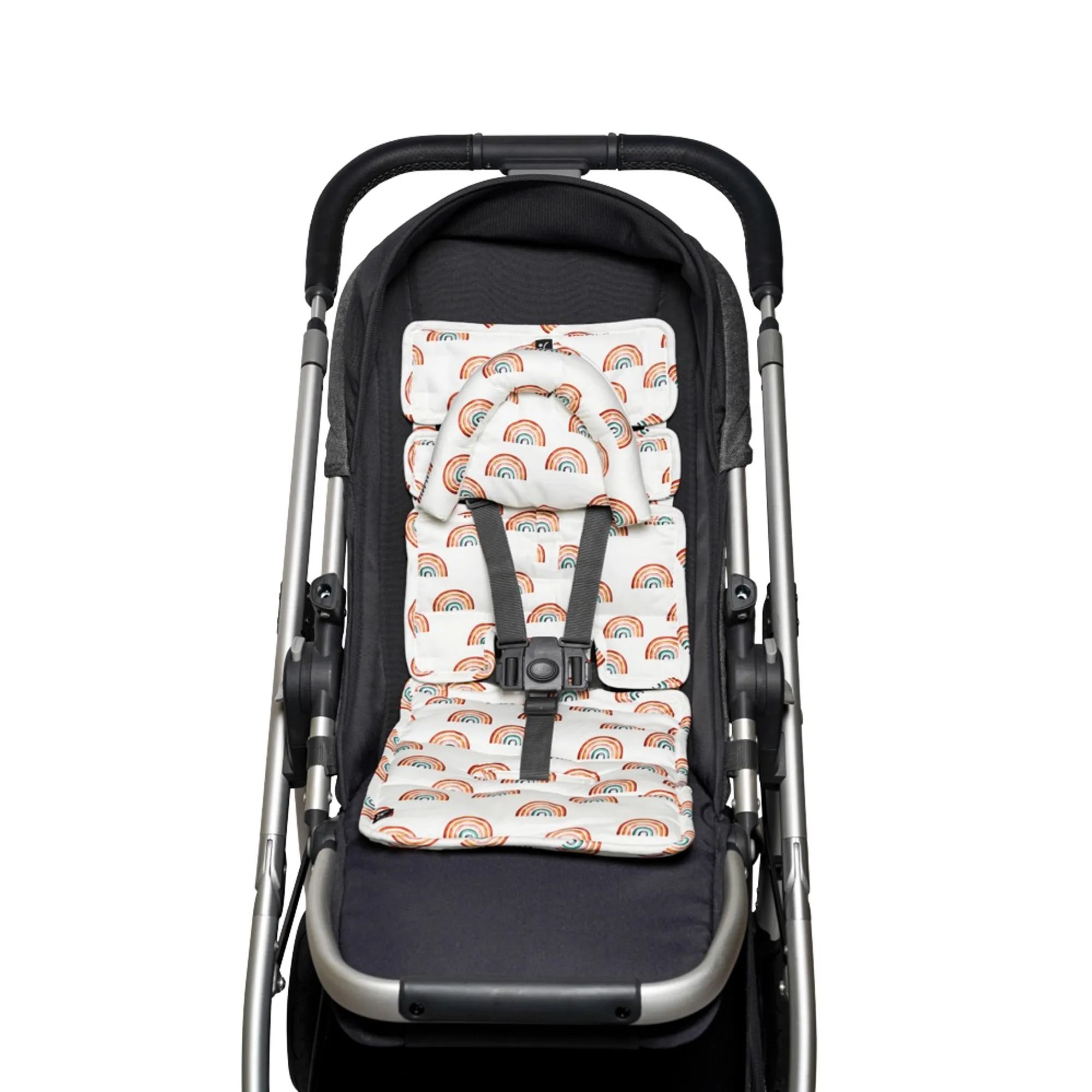 Outlook Mini Pram Liner Earthy Rainbows | Baby Bunting AU