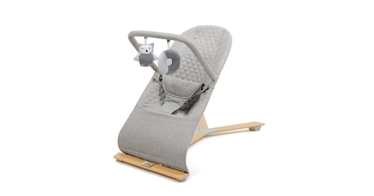 Jengo Relax Bouncer Beech Grey | Baby Bunting NZ