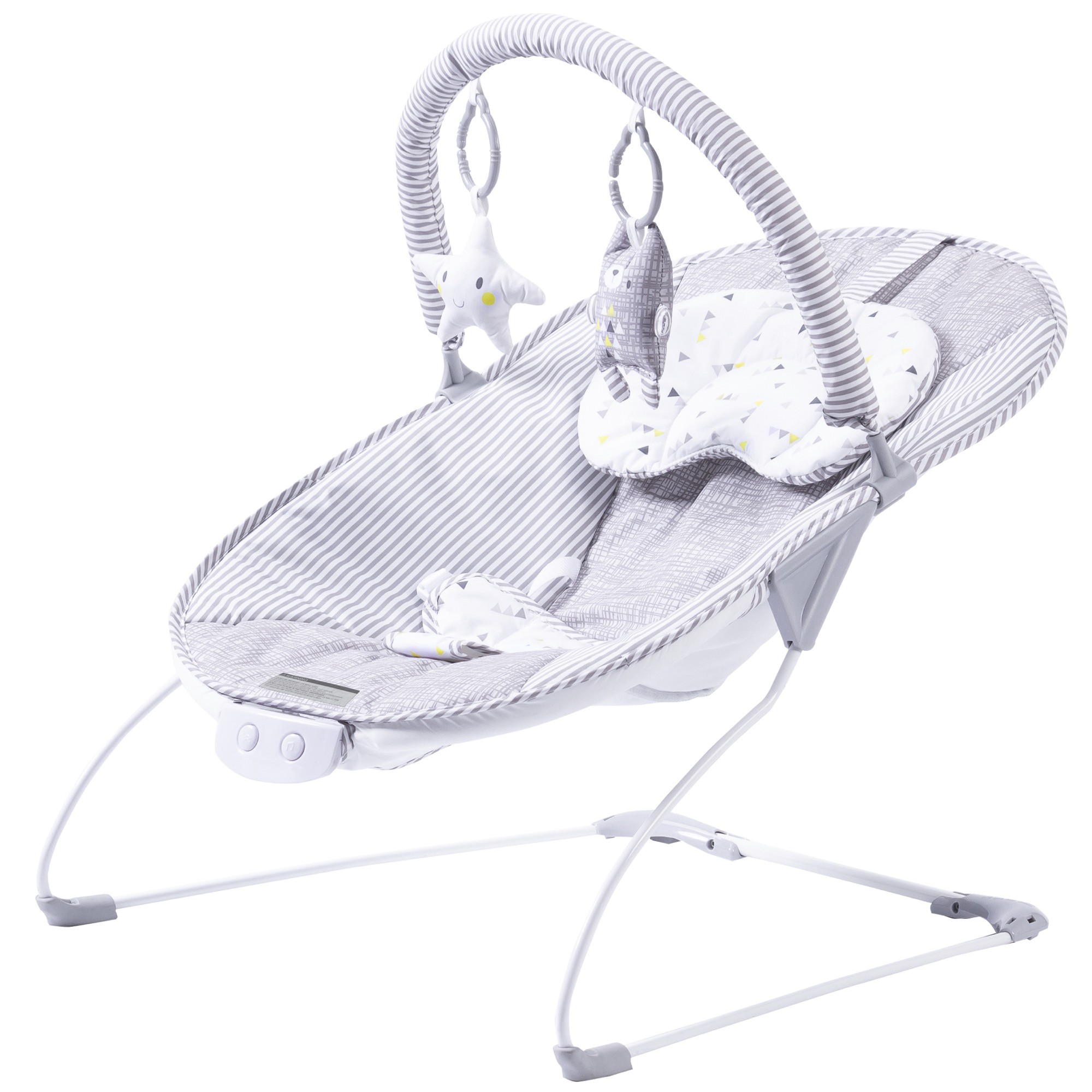 4Baby Snuggle Baby Bouncer Grey | Baby Bunting AU