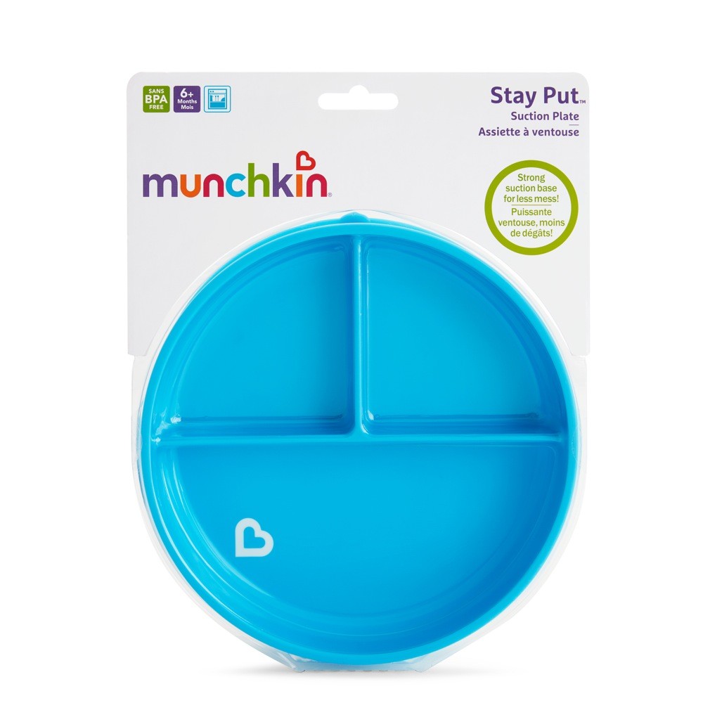 Munchkin Suction Plate Assorted | Bowls & Plates | Baby Bunting NZ