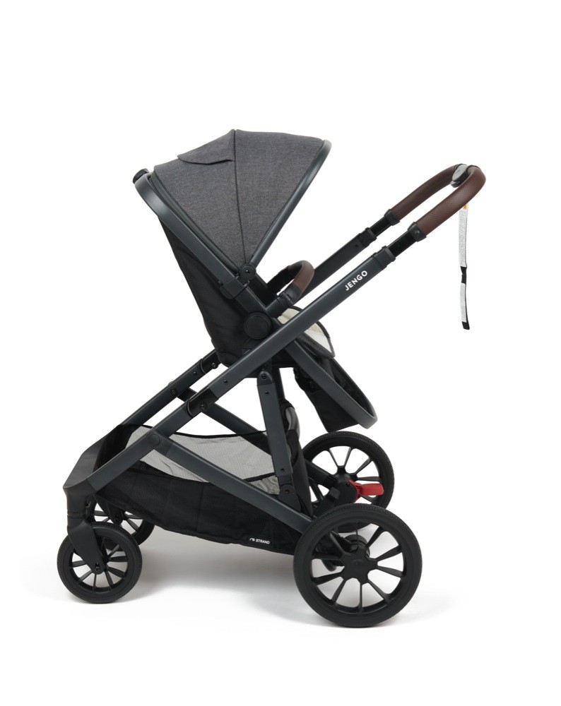 Jengo Strand Pram And Bassinet- Moon | Double Prams | Baby Bunting NZ