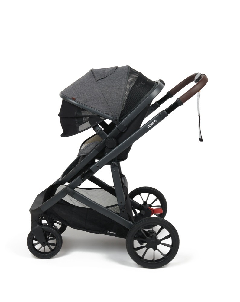 Jengo Strand Pram And Bassinet- Moon | Double Prams | Baby Bunting AU