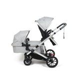 Jengo Strand Pram And Bassinet- Stone | 4 Wheel | Baby Bunting AU