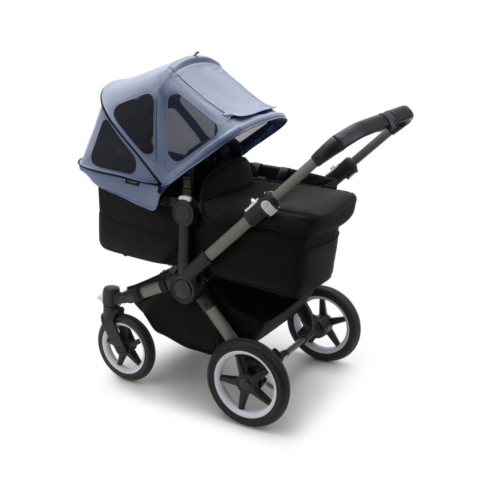 Bugaboo Donkey Breezy Sun Canopy Seaside Blue | Sun & Rain Covers ...