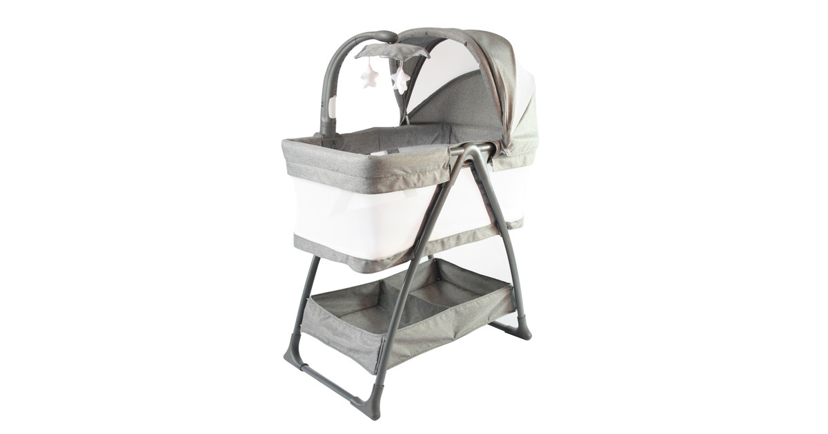 Jengo Oakleigh Sleeper Bassinet Grey | Baby Bunting NZ