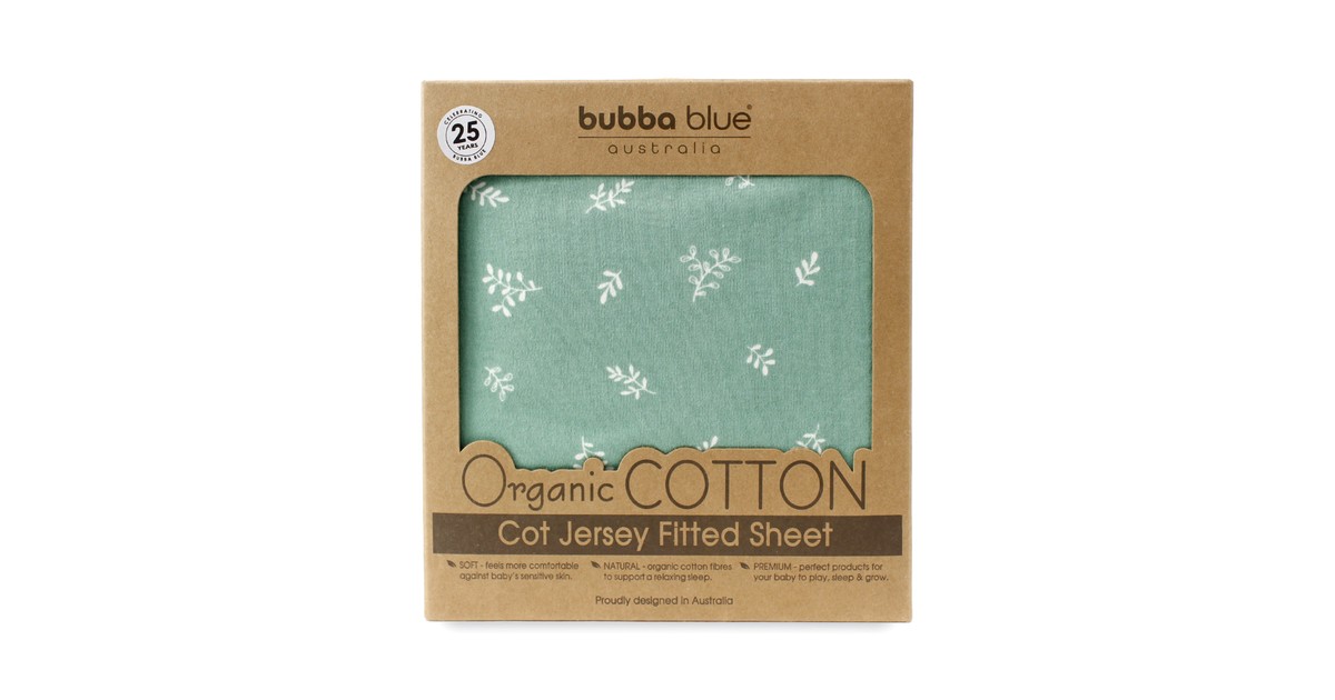 Bubba Blue Cot Sheets Fitted | Baby Bunting NZ