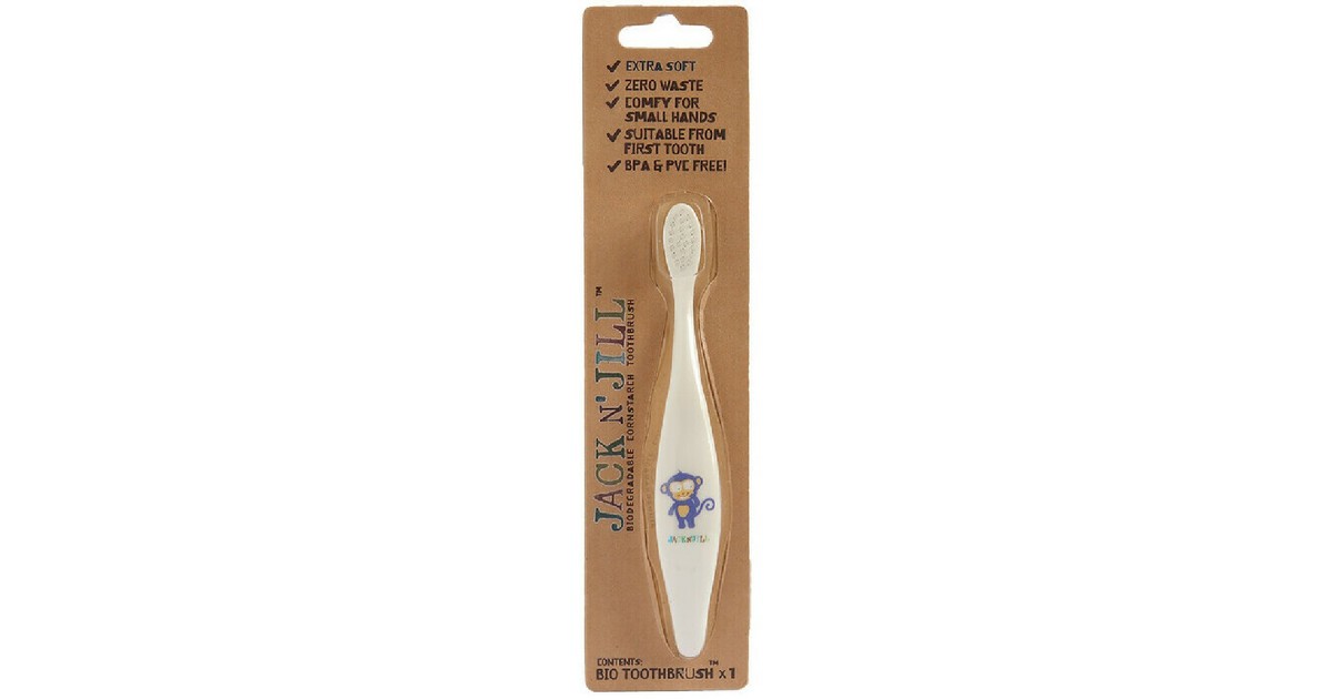 Jack N Jill Bio Toothbrush Monkey | Baby Bunting NZ