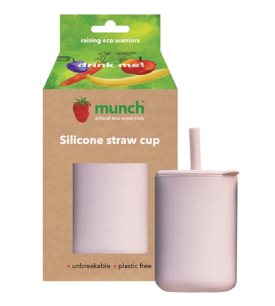 Munch Eco Silicone Straw Cup- Assorted | Sippy Cups and Drink Bottles ...
