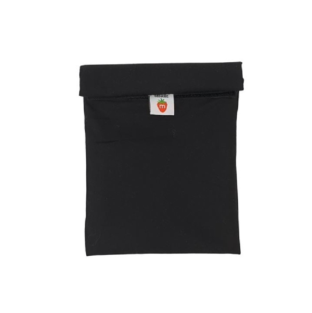 Munch Eco Cotton Roll Down Bag Nz Made Black | Food Storage and ...