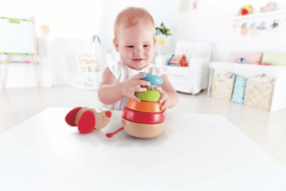 Hape Pepe Sound Stacker | Interactive Toys | Baby Bunting NZ