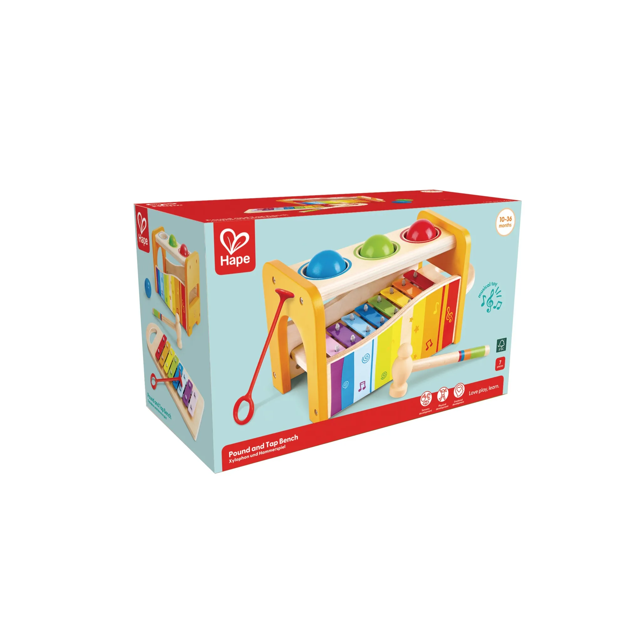Hape Pound And Tap Bench | Baby Bunting AU