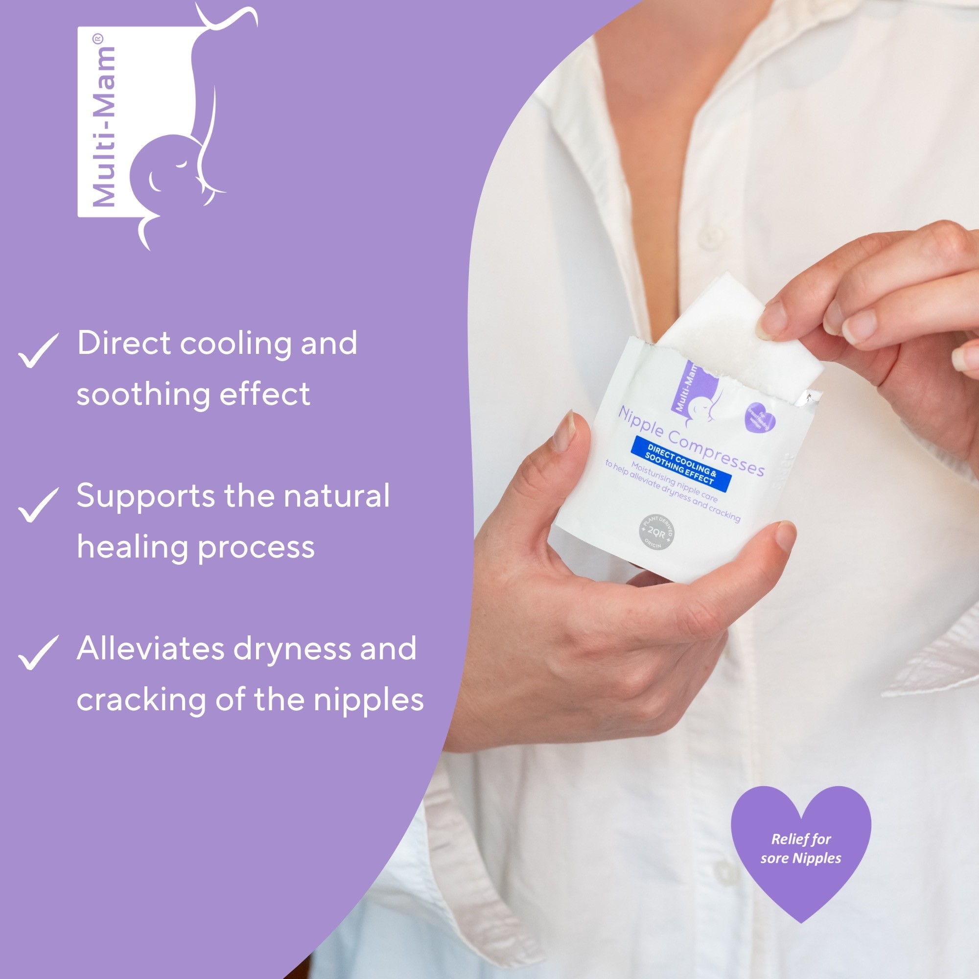 Multi-Mam Compresses 12 Pack | Nipple Shields | Baby Bunting AU