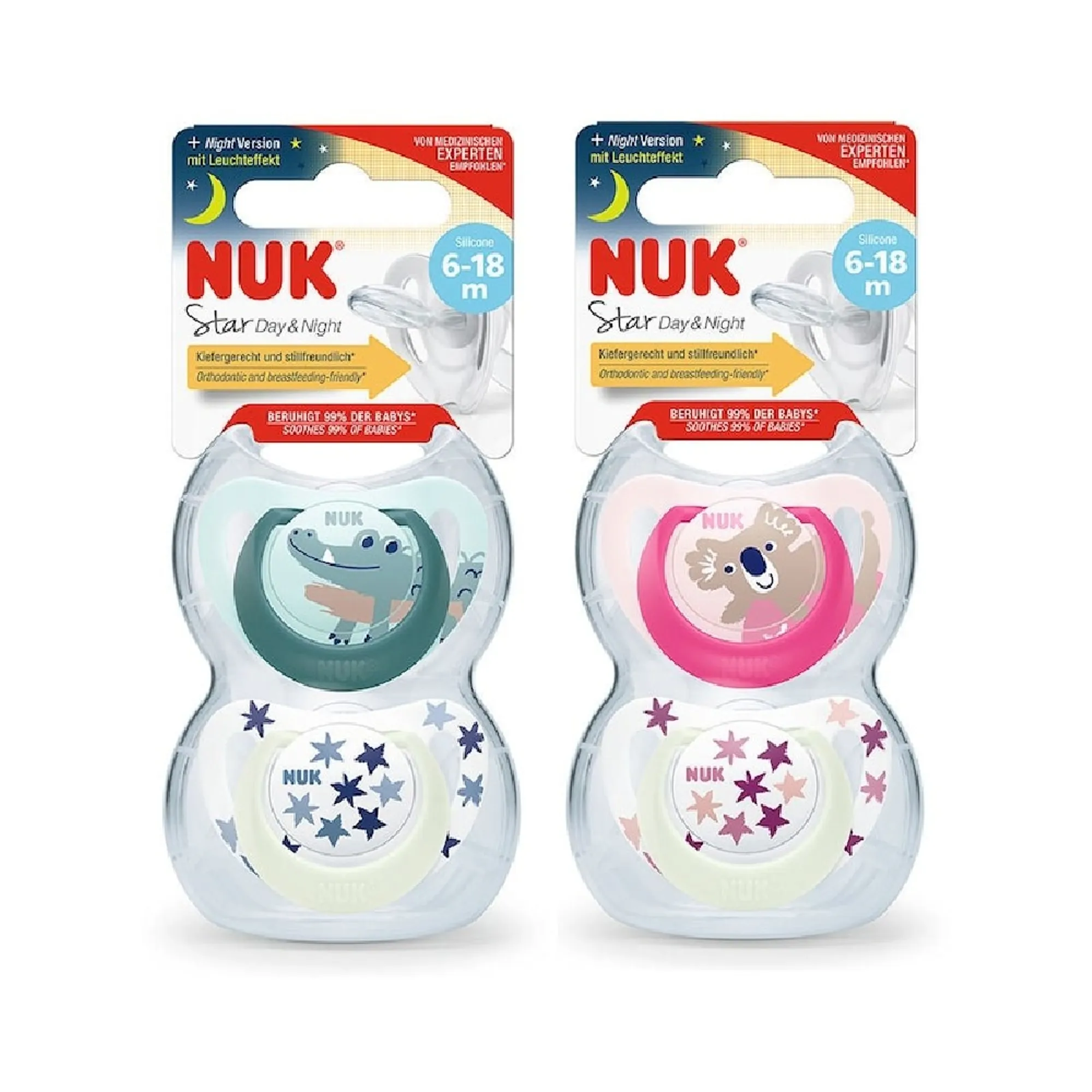Nuk Star Orthodontic Soother Size 6- 18th Months | Baby Bunting NZ