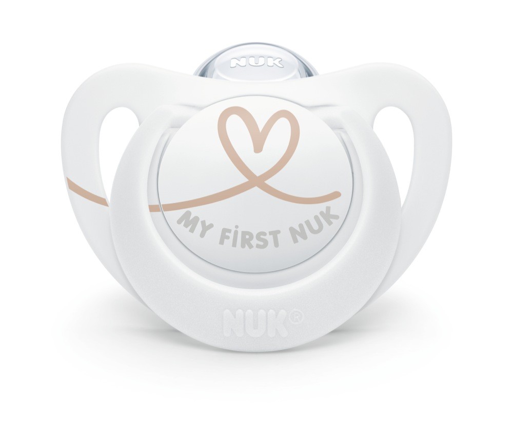 Nuk Star Orthodontic Soother - Girl Pink 0-6M | Dummies | Baby Bunting AU