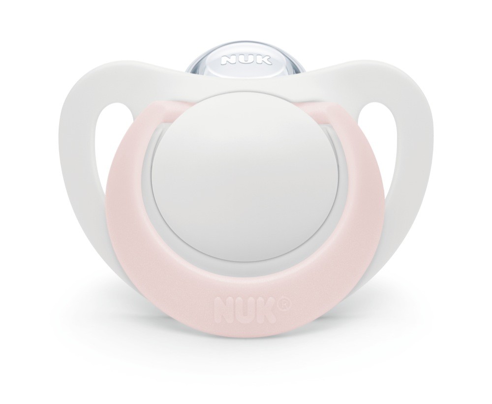 Nuk Star Orthodontic Soother - Girl Pink 0-6M | Dummies | Baby Bunting AU