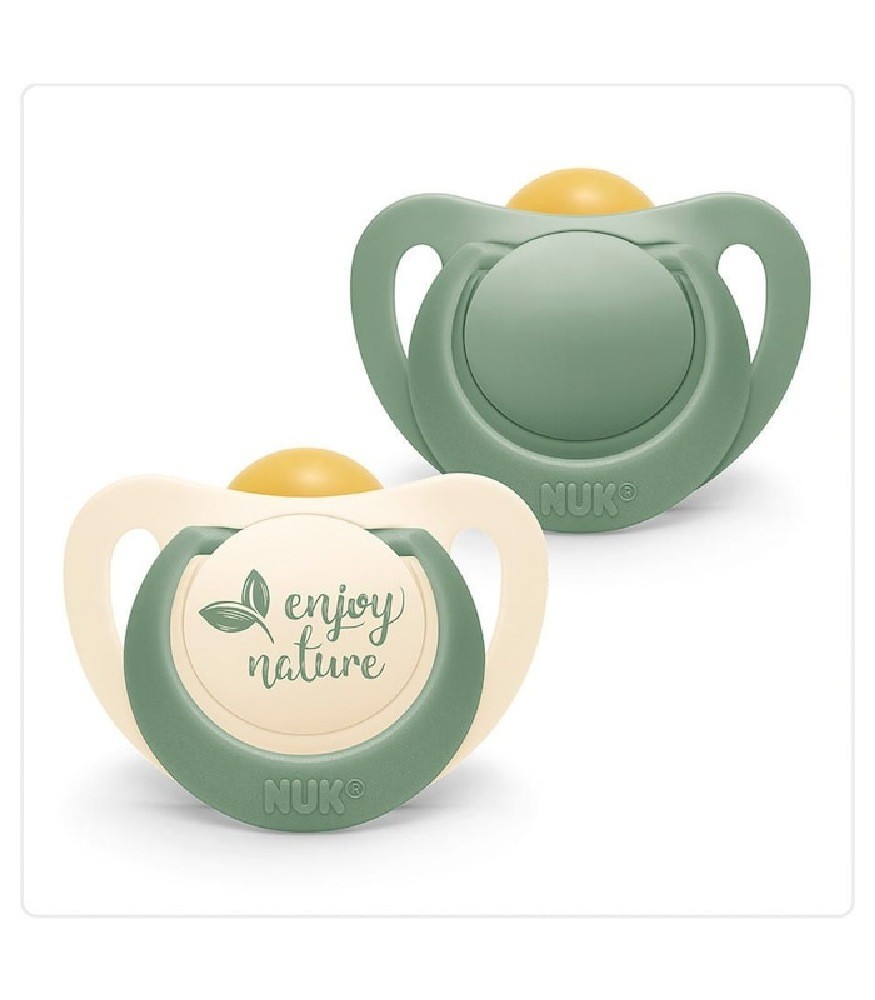 Nuk For Nature Latex Soother 18-36M Assorted | Dummies | Baby Bunting NZ