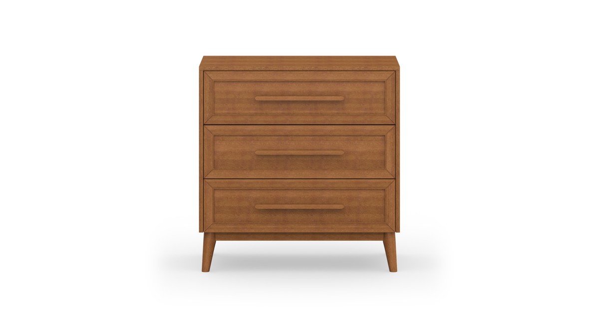 BabyRest Beckett Drawer Chest Teak | Baby Bunting AU