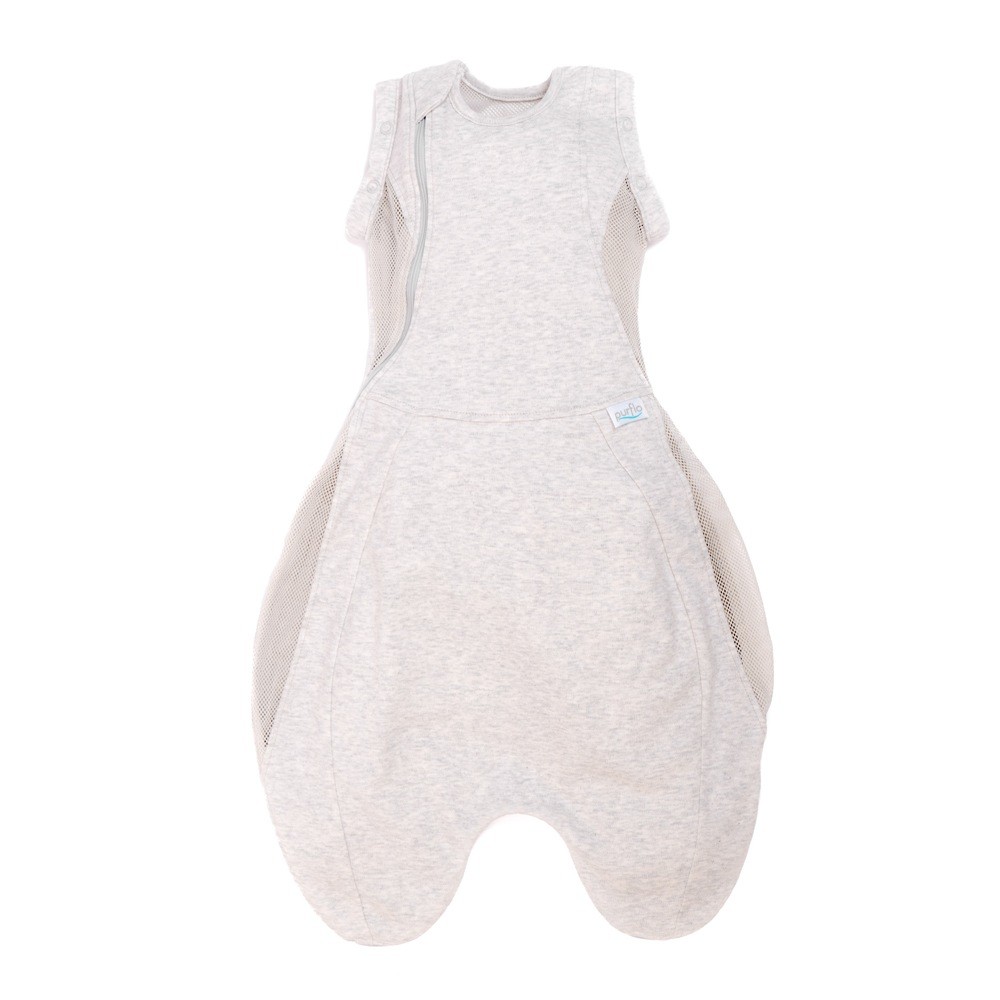 Purflo Swaddle To S/Bag 0.5T Minimal Grey | Swaddles | Baby Bunting NZ
