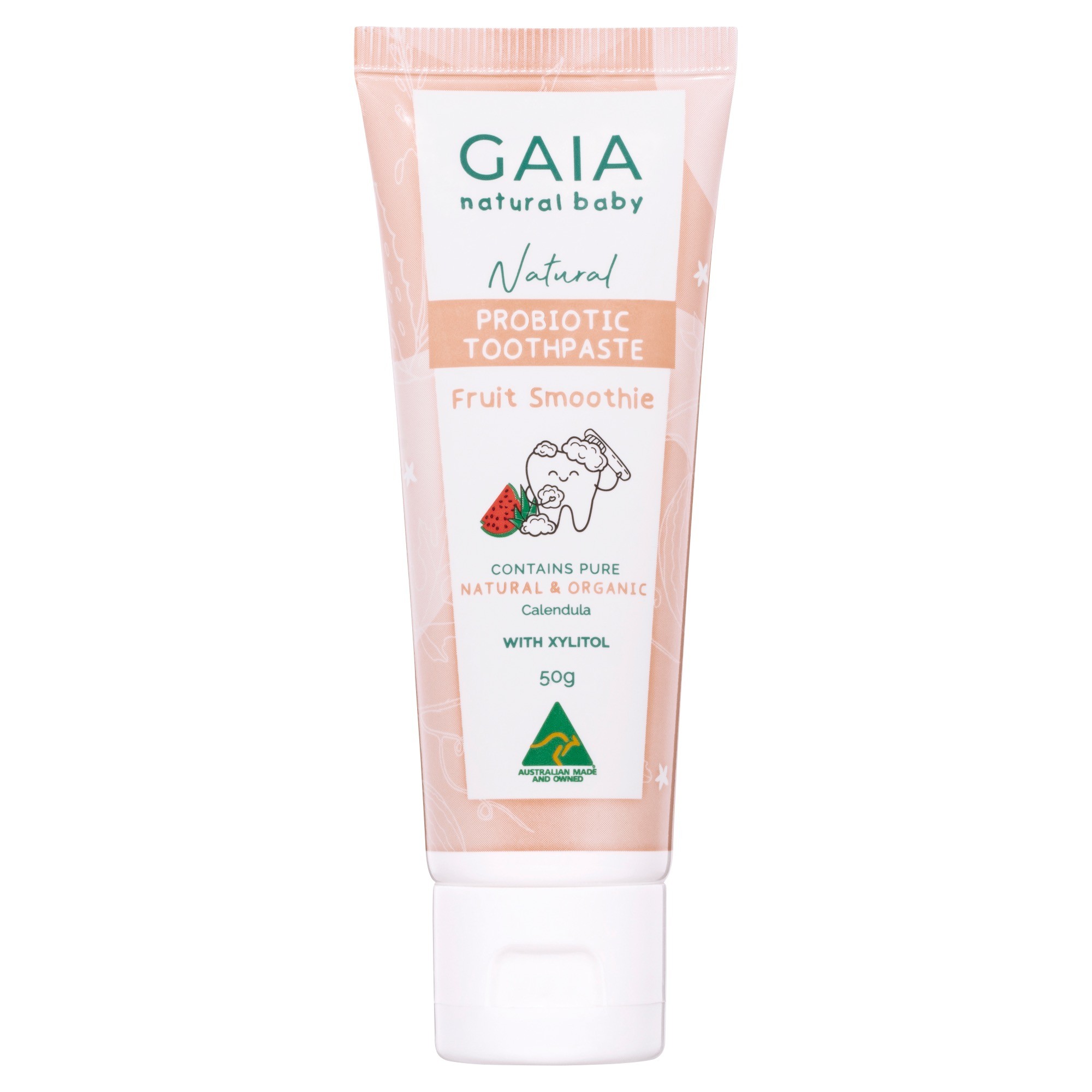 Gaia Probiotic Toothpaste Fruit Smoothie 50G | Baby Bunting AU