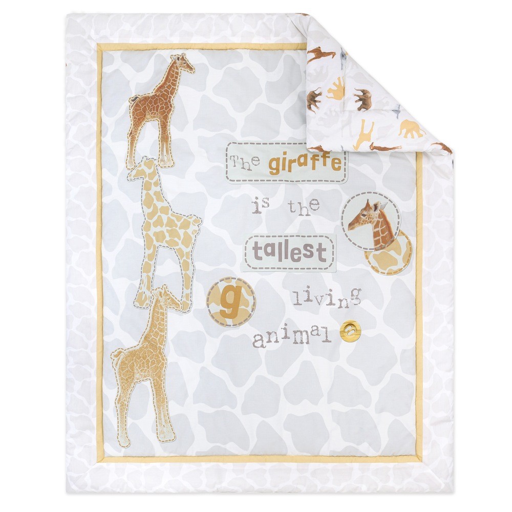 Animal Planet Be Kind To Every Kind 4 Piece Set Giraffe Yellow ...