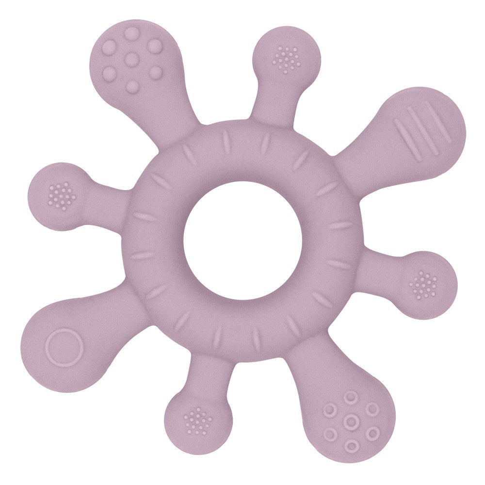 Playground Silicone Splash Teether Dusty Mauve | Interactive Toys ...