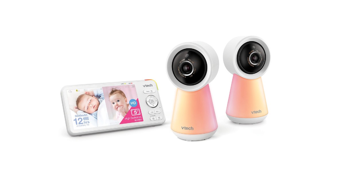 VTech Video & Audio Monitor RM5756HD with 2 Cameras | Baby Bunting AU