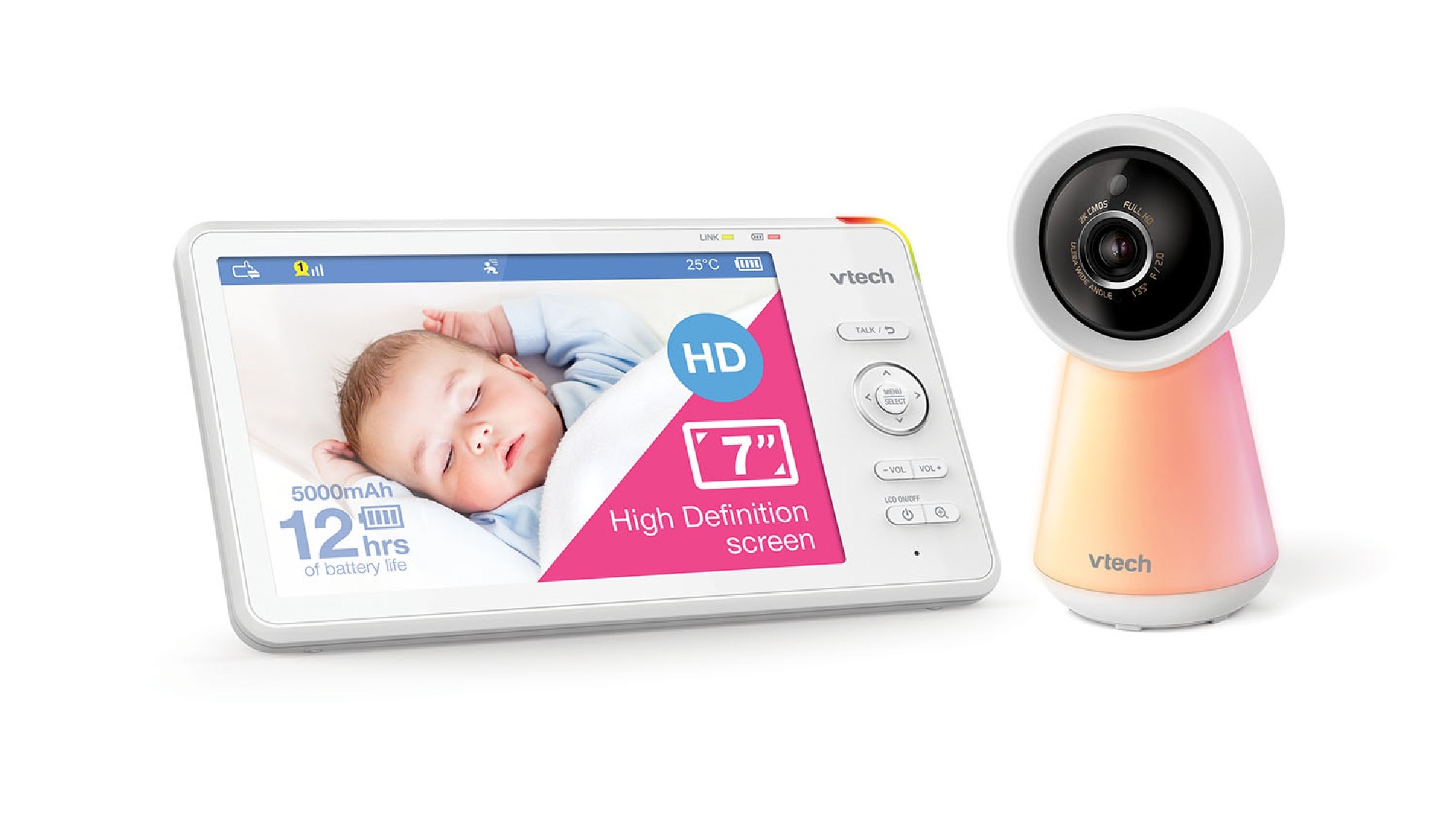 VTech Video & Audio Monitor RM7756HD | Baby Bunting AU