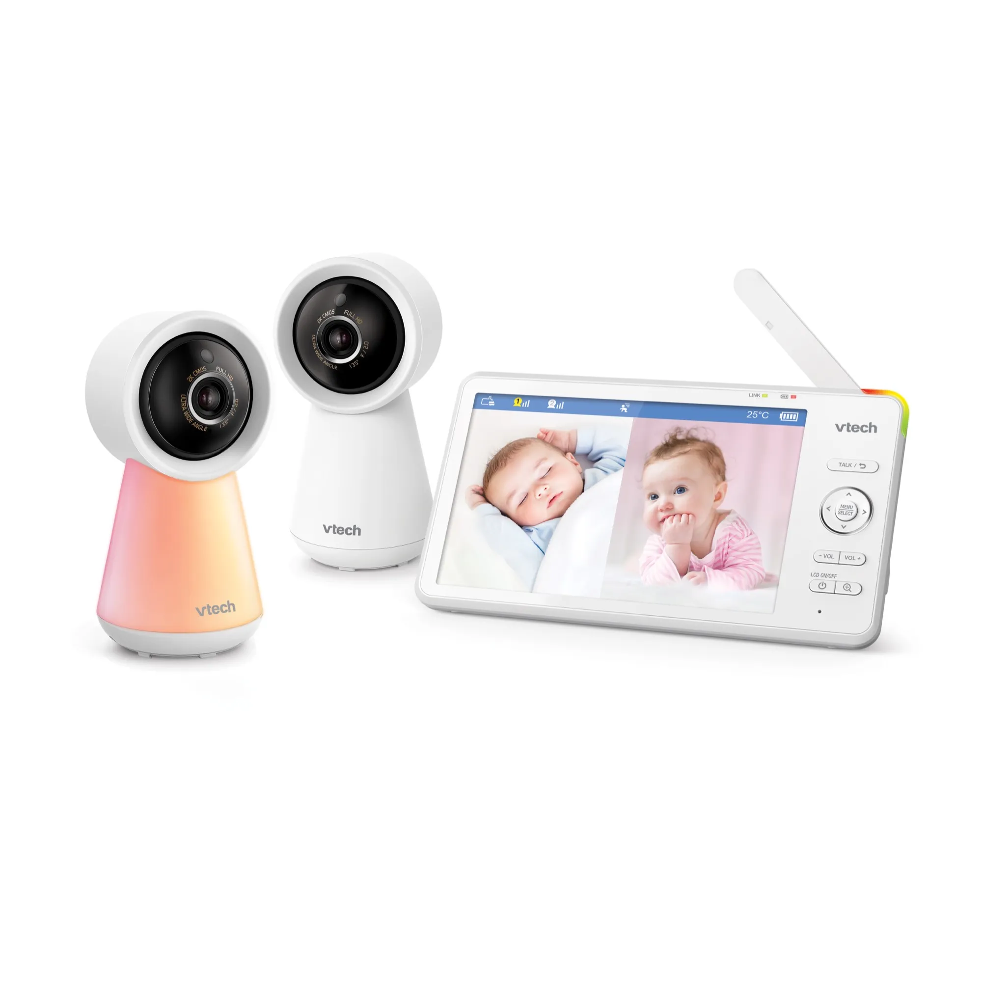 VTech Video & Audio Monitor RM7756HD with 2 Cameras | Baby Bunting AU