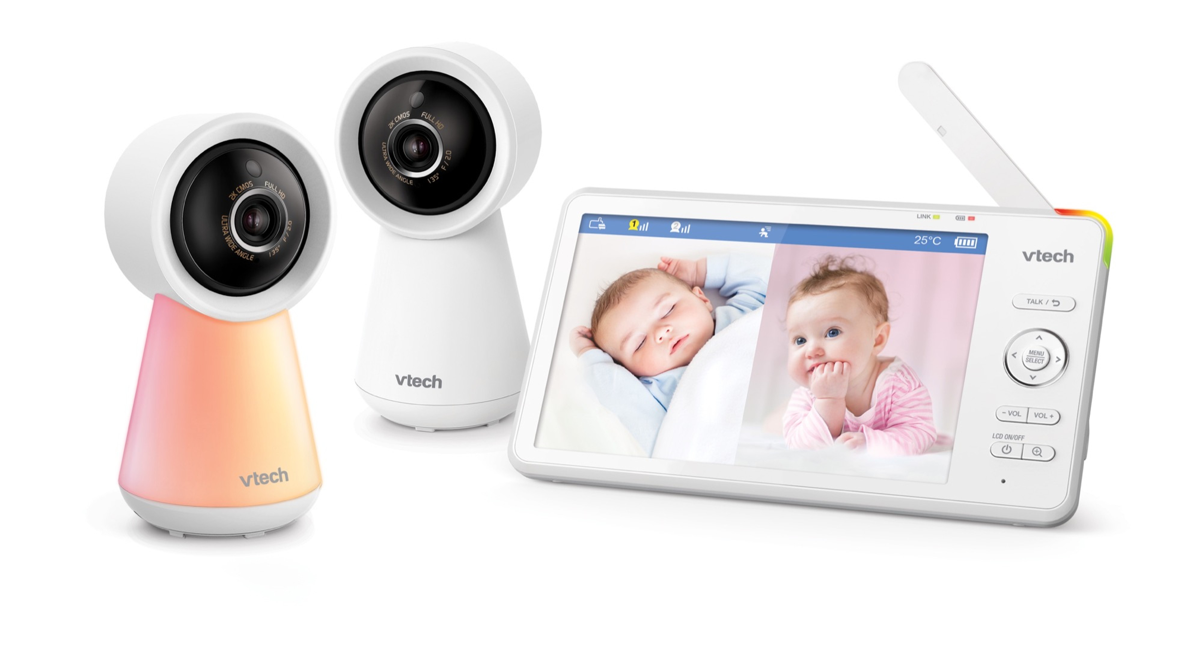 VTech Video & Audio Monitor RM7756HD with 2 Cameras | Baby Bunting AU