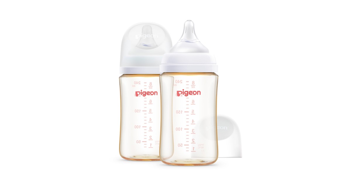 Pigeon SofTouch III Bottle PPSU 2Pk 240ML | Baby Bunting AU