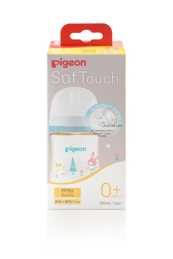 Pigeon SofTouch III Bottle PPSU 160ML Animal | Mid Season Sale | Baby ...