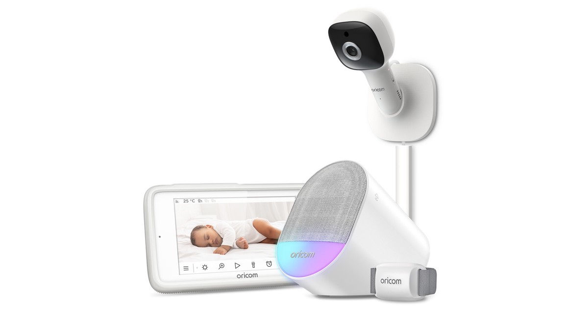 Oricom Guardian OBHGPRO Smart Wearable Baby Monitor HD Camera + Parent ...