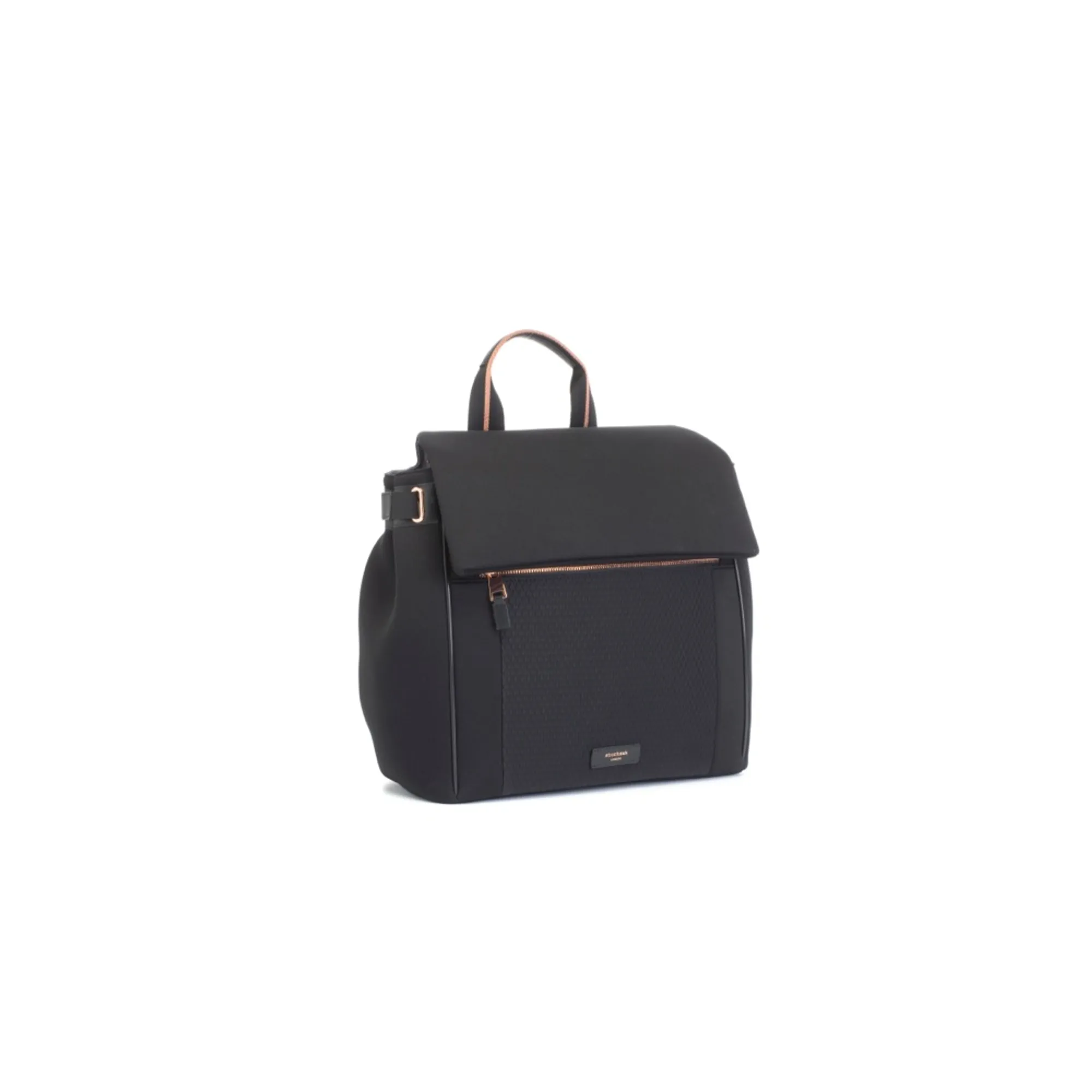 Storksak St James Nappy Bag - Scuba Black | Baby Bunting AU