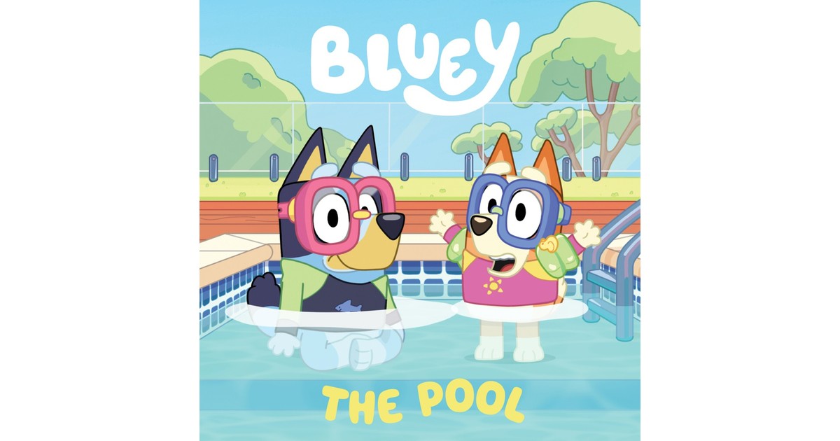Bluey The Pool Board Book | Baby Bunting AU