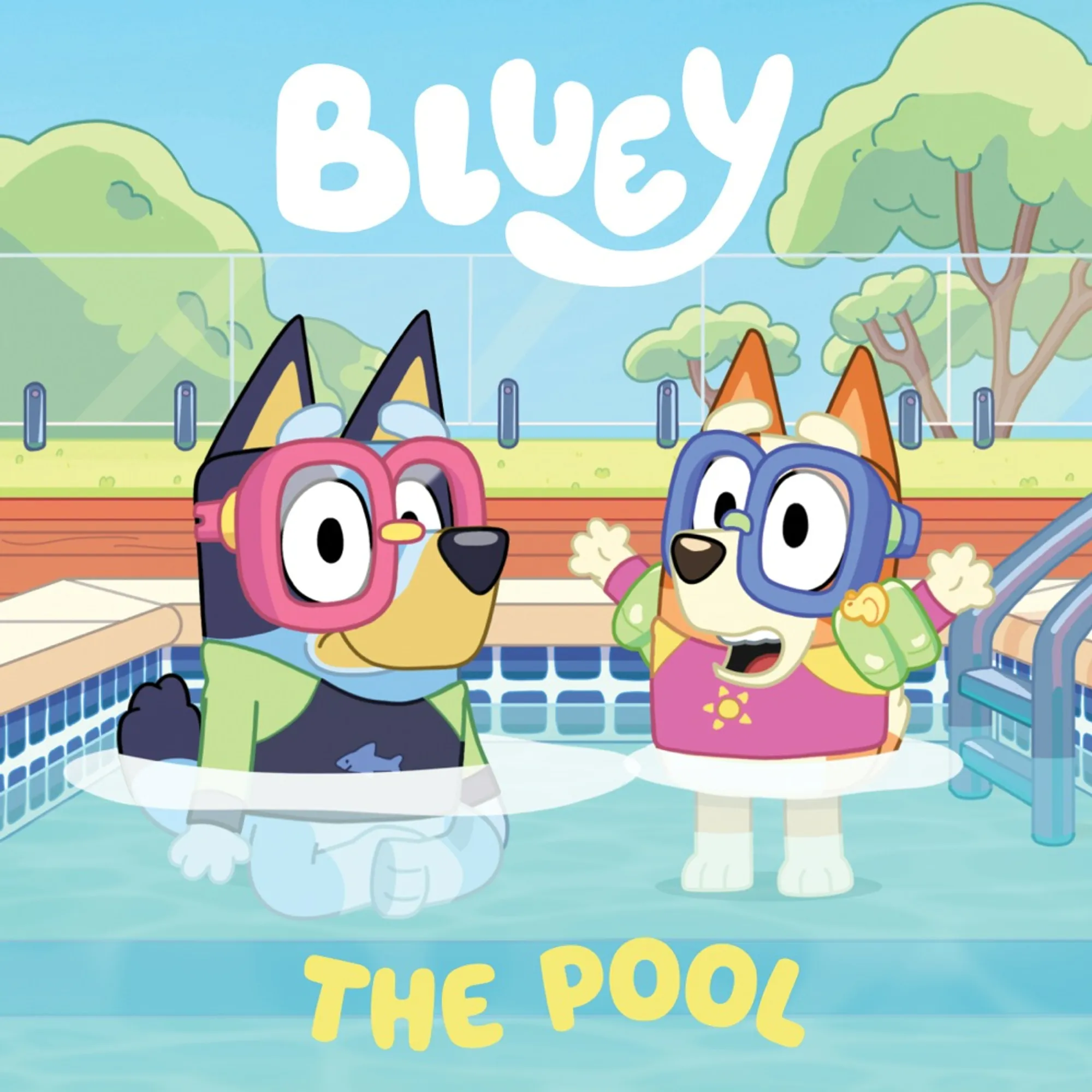 Bluey The Pool Board Book | Baby Bunting AU