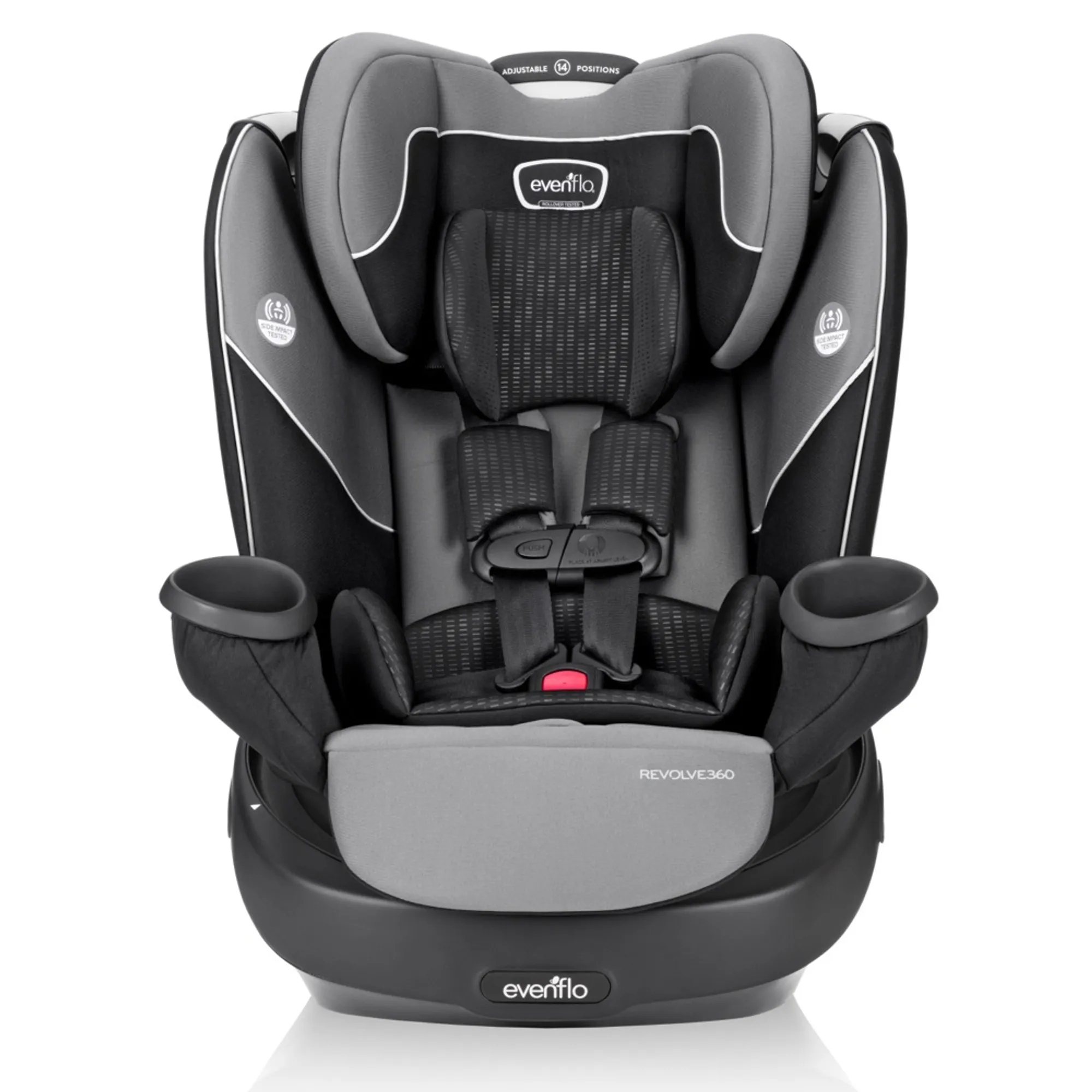 Evenflo Revolve 360 Convertible Car Seat Amherst Gray | Baby Bunting NZ