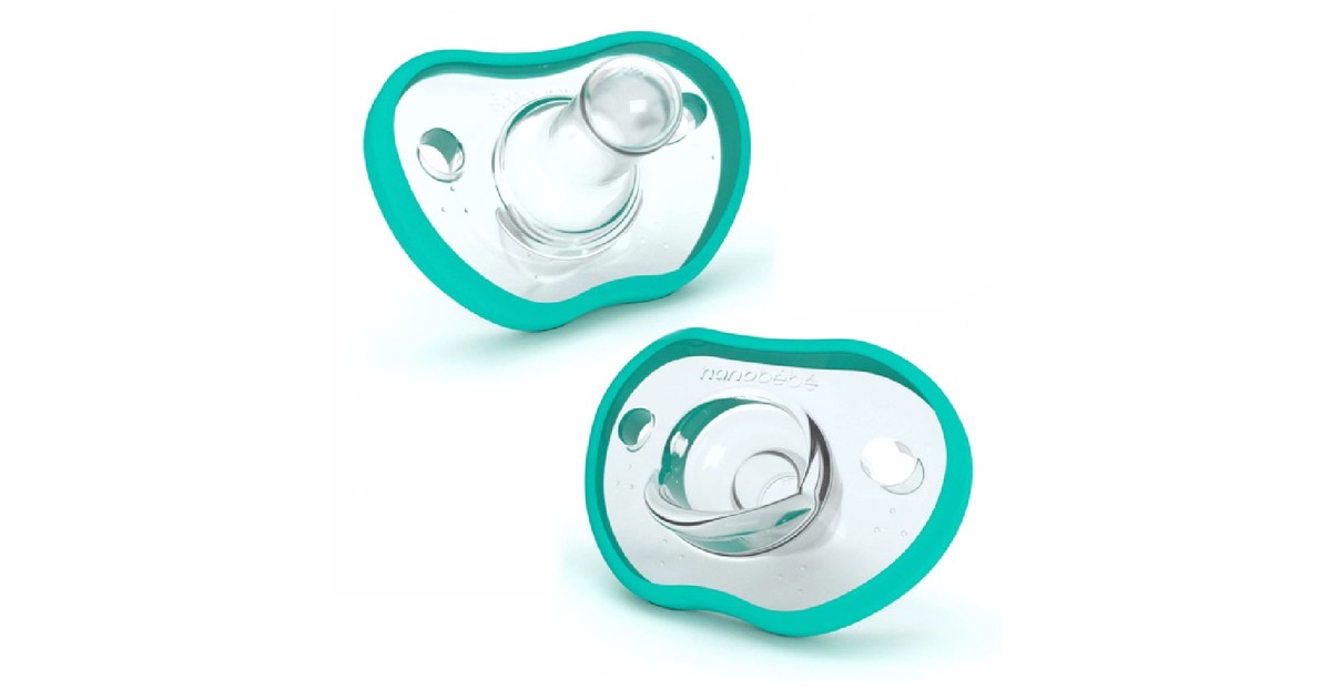Nanobebe Flexy Pacifier 0-3M Teal - 2 Pack | Baby Bunting AU